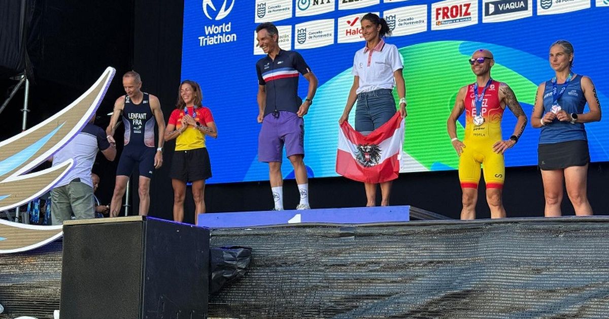 María Bohórquez, subcampeona del mundo en duatlón cross en su grupo de ...